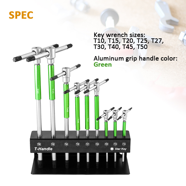 9PCS T-Handle Torx Key Wrench Set::Handy-Age Industrial Co., Ltd.