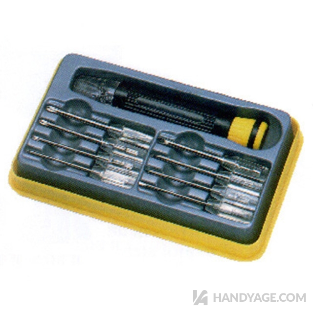 Lighted 9pcs Precision Screwdriver Set::Handy-Age Industrial Co., Ltd.