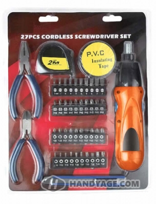 Cordless Screwdriver Kit::Handy-Age Industrial Co., Ltd.
